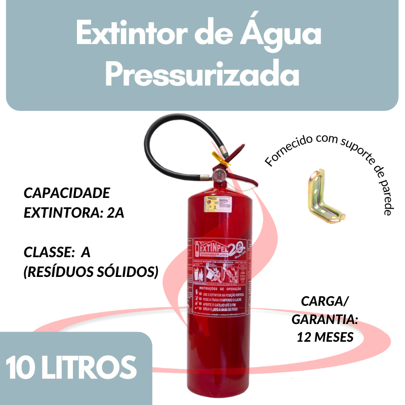 Extintor de Água Pressurizada – Ponto do Incêndio